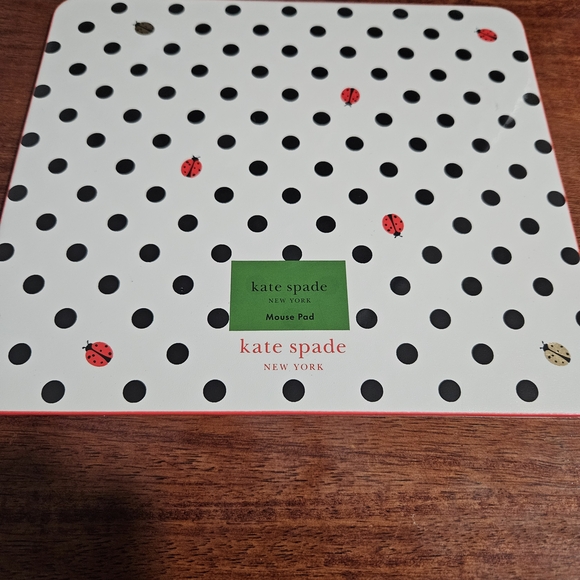 kate spade | Office | Kate Spade Black And Red Polka Dot Mouse Pad ...
